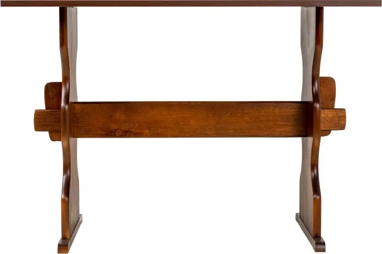 Rohový jídelní komplet N2, ořech / béžová aston 22