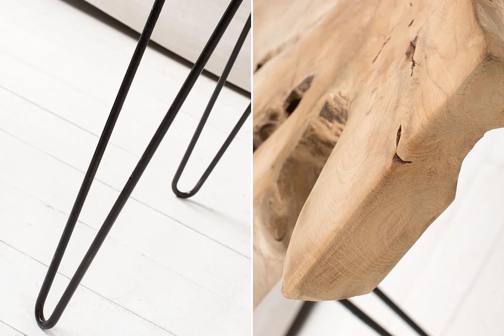 Odkládací stolek Ruto, 60 cm, teakové dřevo