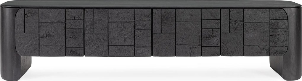 BIZZOTTO TV stolek SINNAR černý 200x50 cm 8051836840737