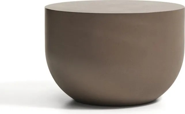 Betonový kulatý zahradní konferenční stolek ø 60 cm Garbet – Kave Home