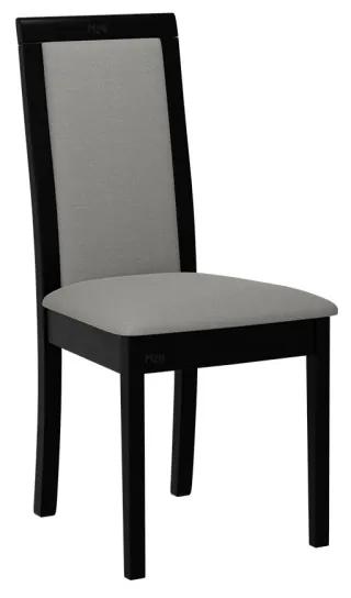 Čalouněná jídelní židle Heven IV, Barva dřeva: černý, Potah: Zetta 300