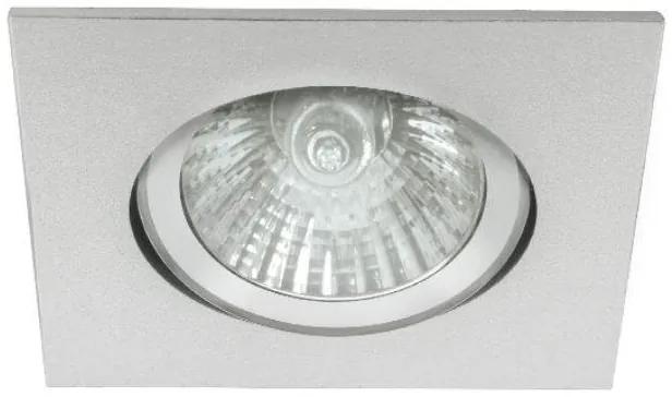 Podhledové bodové výklopné osvětlení NOTEO, 1xGU10, 50W, 82x82mm, hranaté, hliníkové K.l.x. NOTEO
