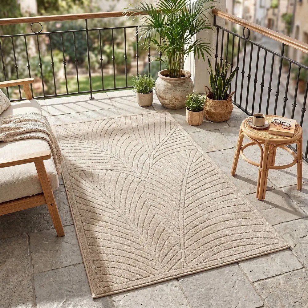 Béžový vnitřní a venkovní běhoun 80x250 cm Nova 1203 – Ayyildiz Carpets