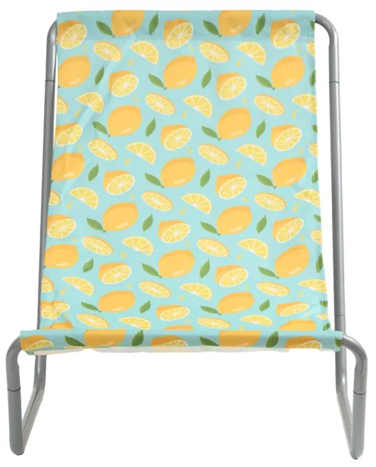 Sada 2 ks skládacích plážových lehátek SAND LEMON, barevné
