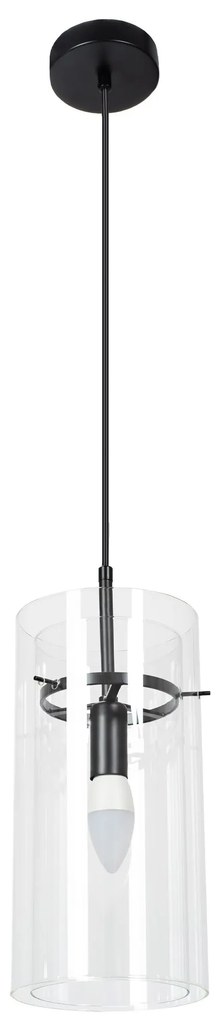 Toolight, závěsné svítidlo 1xE14 APP1211-1CP, černá, OSW-14033