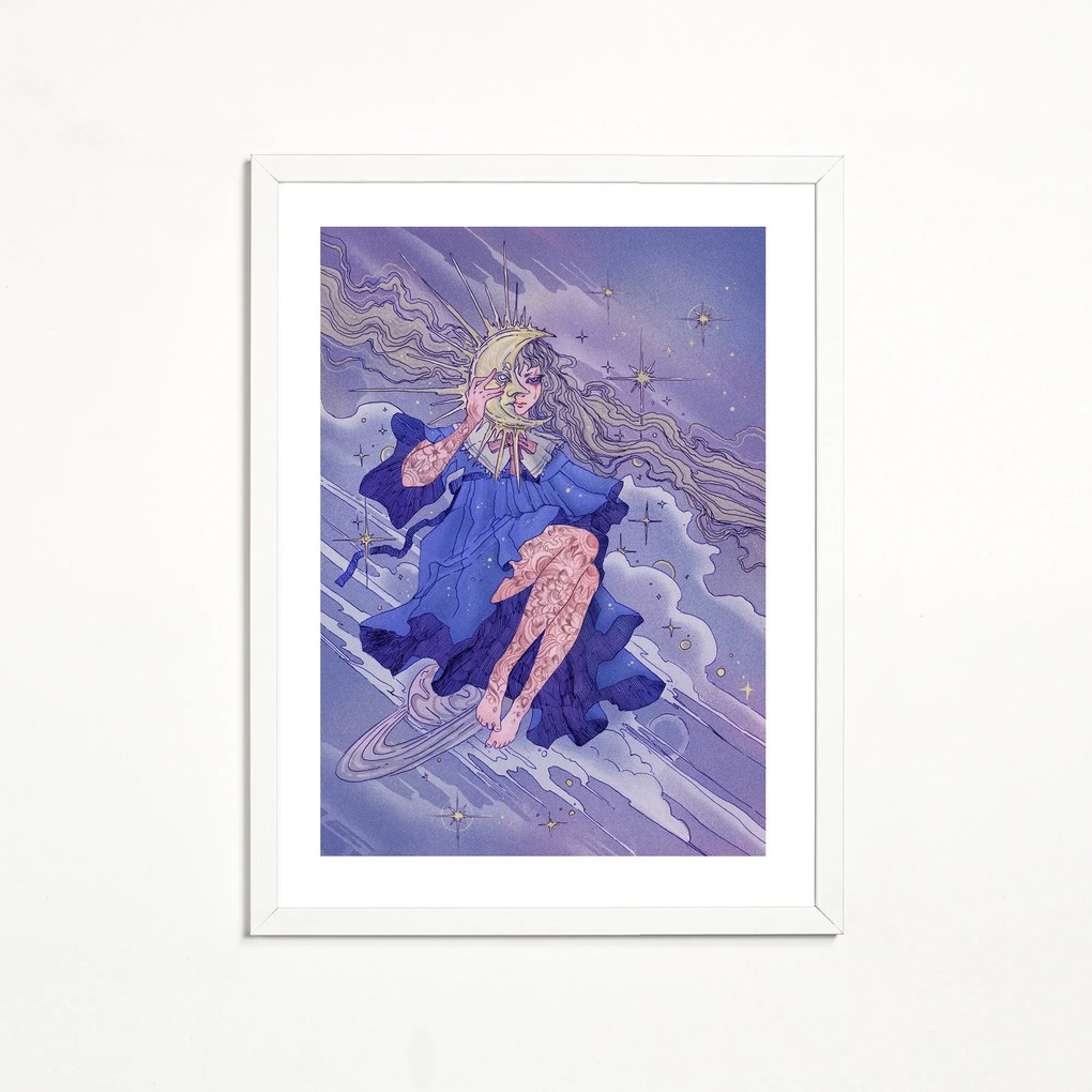 Katarina Kratochvílová | Star Rám: Bílý, Velikost: 30 x 20 cm