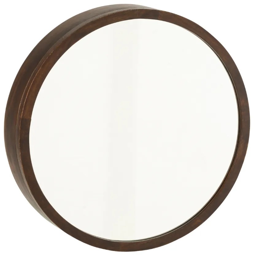 OnaDnes -20% Hnědá mangová zrcadlová skříňka J-line Cono 60 cm