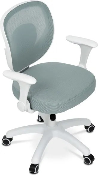 Dětská otočná židle zelená KA-K1062 GRN