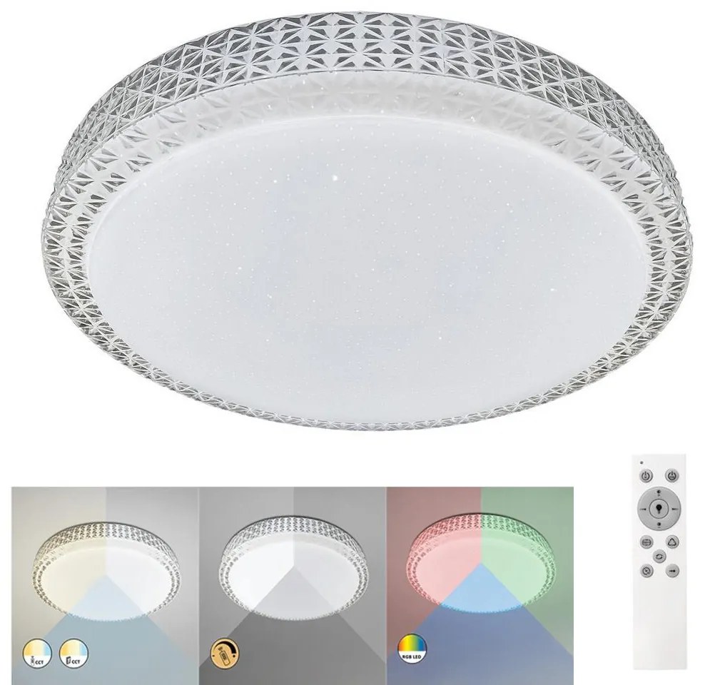 Rabalux Rabalux - LED RGB Stmívatelné stropní svítidlo LED/40W/230V 3000-6000K + DO RL3007