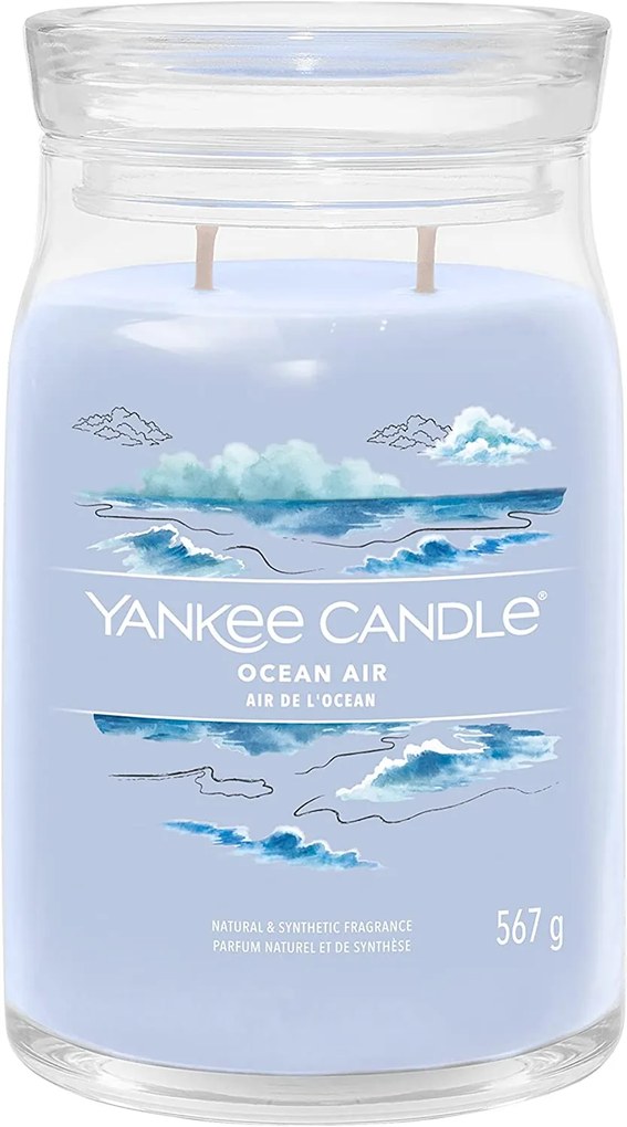 Yankee Candle vonná svíčka Signature ve skle velká Ocean Air 567g