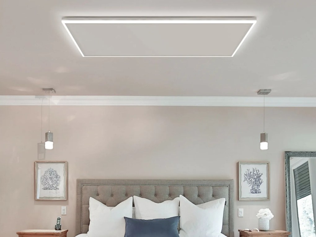 Stropní Infrapanel CEILING LED 660W | WiFi | Výhřevnost 12 m2 | 108x63 cm | LED světlo | Bezdrátový WiFi termostat