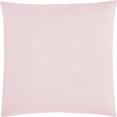 Christian Fischbacher Povlečení na polštář Satin Uni Light Pink 40 x 60 cm hotelový uzávěr / kapsa