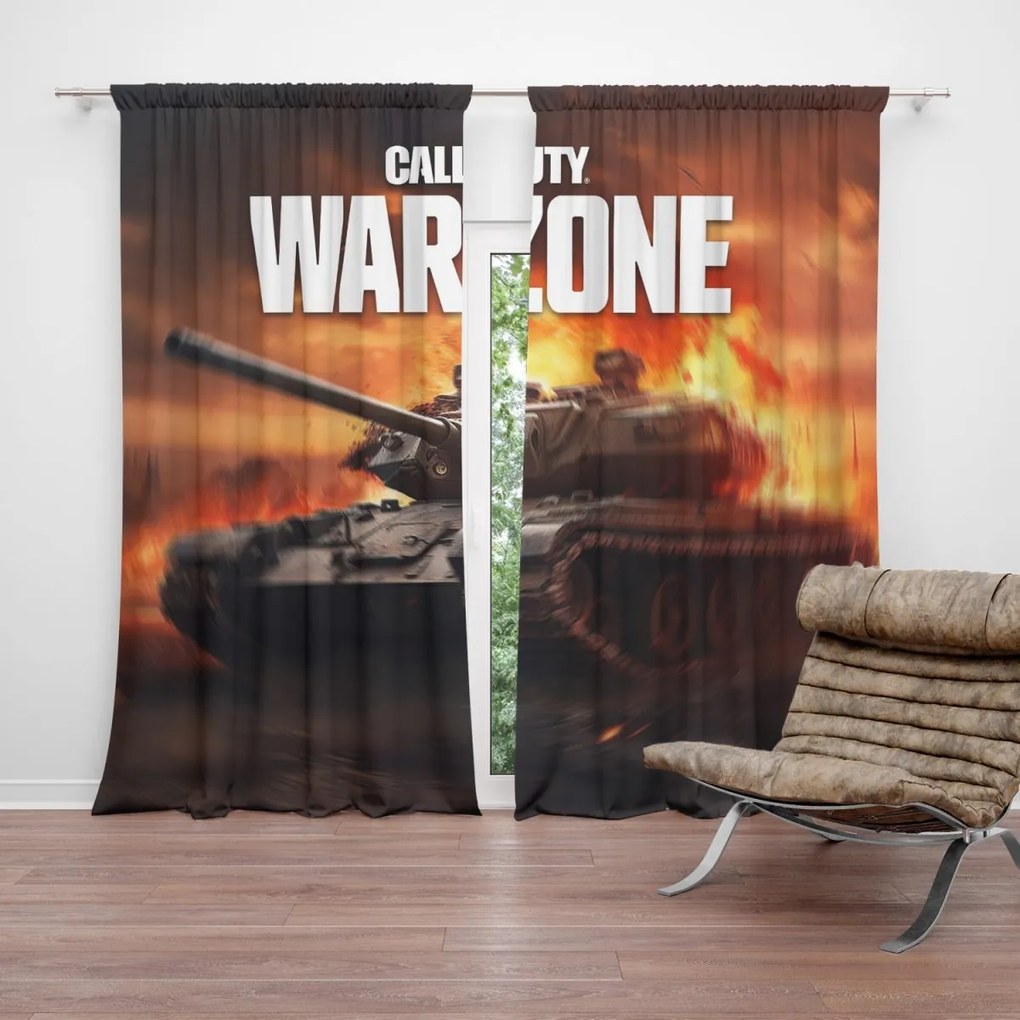 Sablio Závěs Call of Duty Warzone - tank: 2ks 140x250cm