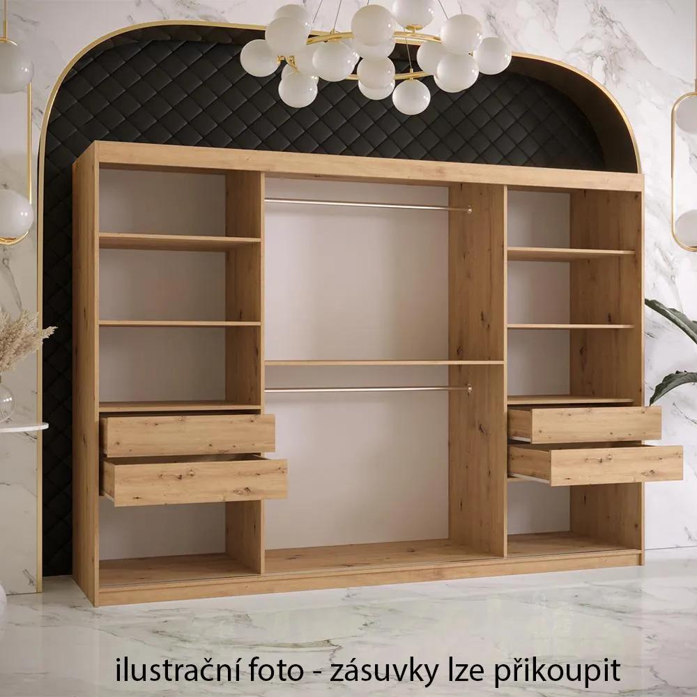 Šatní skříň Bluszcz | 250 cm | artisan