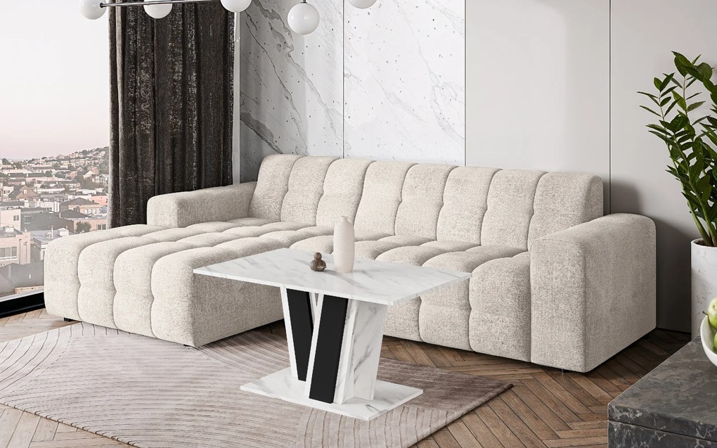 Prospero Konferenční stolek MUSS Kombinace barev: MUSS coffee table bianco marble black