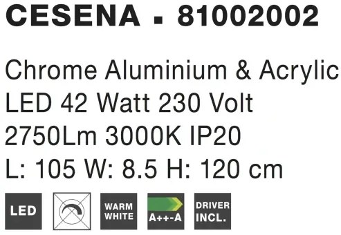 LED lustr Cesena