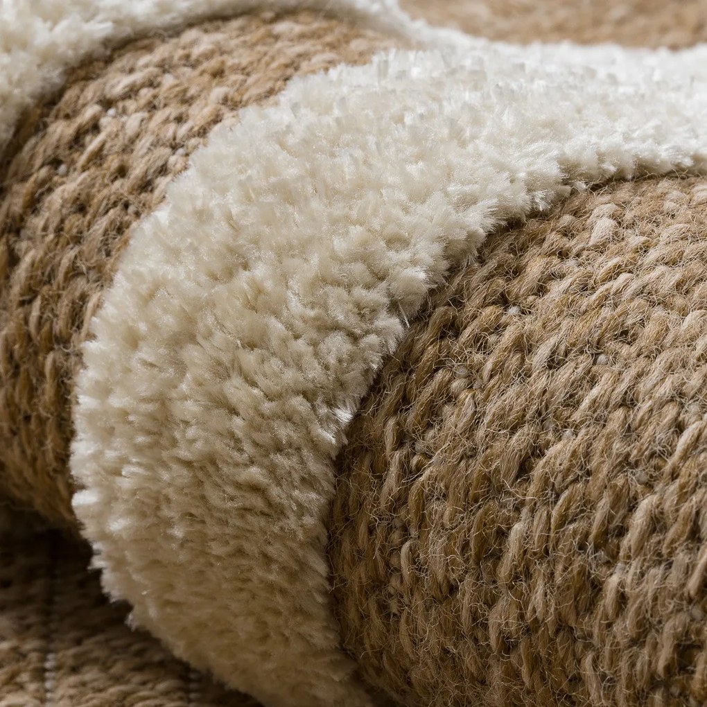 Dywany Łuszczów, Kusový koberec Spark 0687A beige/cream, 180x270, béžová, chodba / předsíň