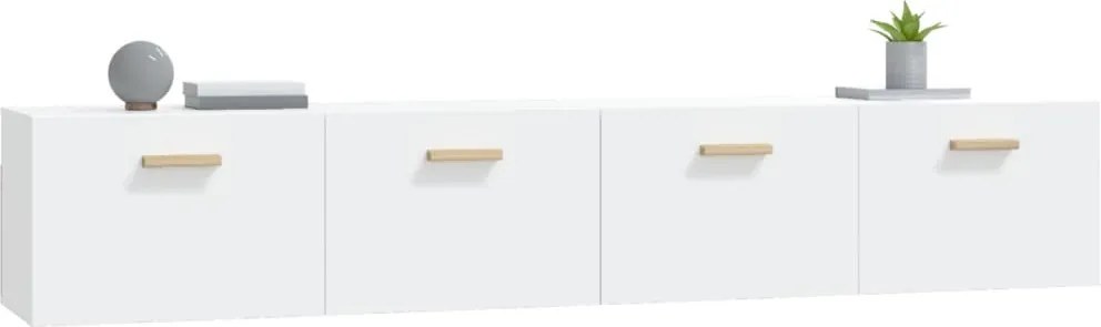 Nástěnné skříňky 2 ks bílé 100 x 36,5 x 35 cm kompozitní dřevo 3115660