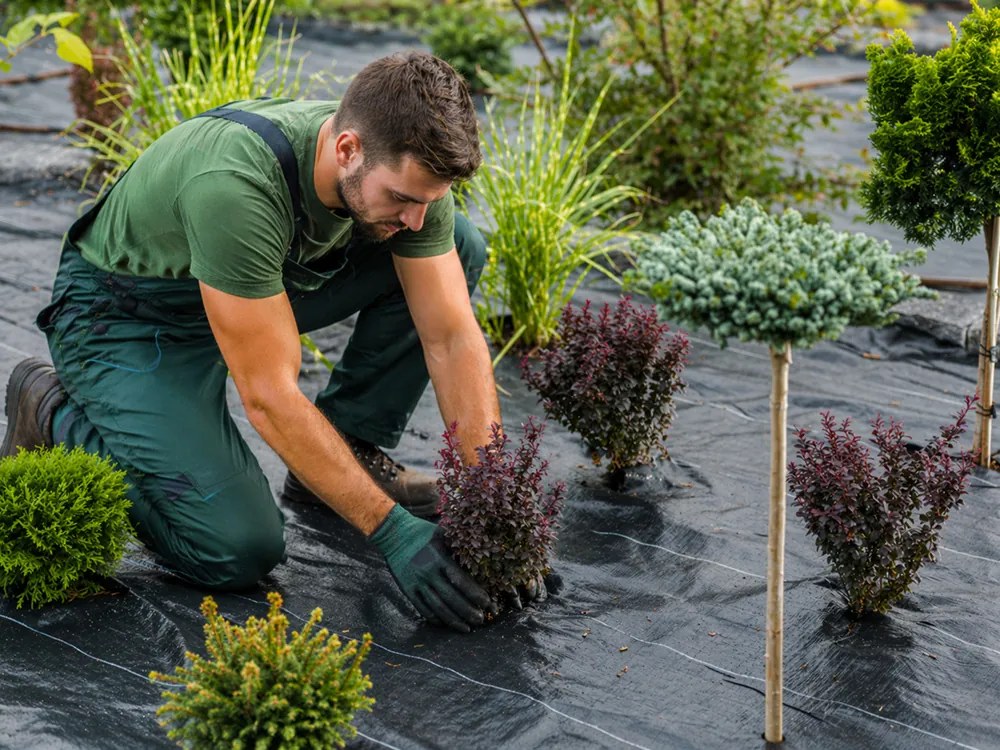 DIVODV Hustá agrovlákna agrotkanina 70 g, 1 x 20 m, protiburinová agrotkanina, černá