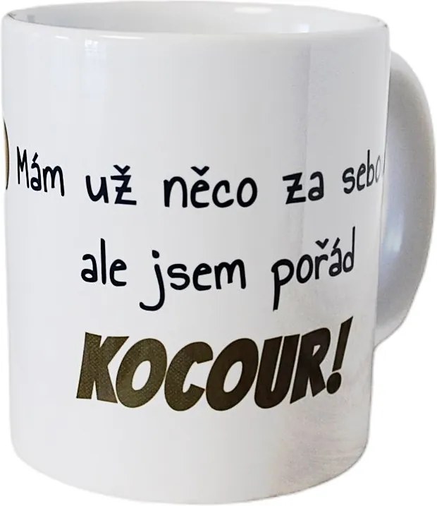 Super plecháček Keramický hrnek kocour 320 ml Vnitřní motiv: Srdíčka