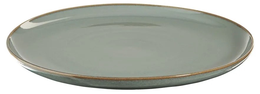 Kameninový dezertní talíř průměr 21 cm SAISONS EUCALYPTUS ASA Selection - modrozelený