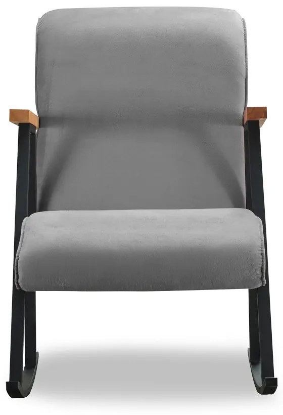 Designové houpací křeslo Baines šedé