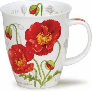 Hrnek Nevis Botanical Sketch Poppy 480ml Dunoon