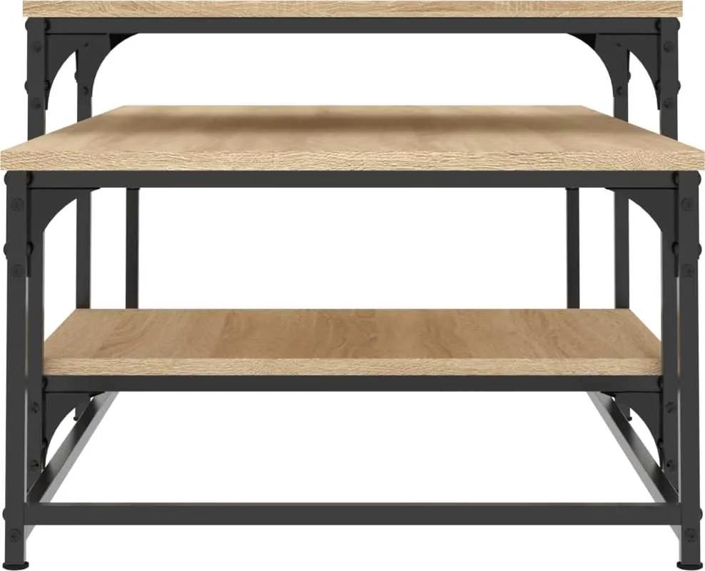 vidaXL Konferenční stolek 102 x 60 x 45 cm kompozitní dřevo [835315] Barva: Černá