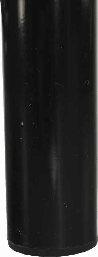 Kovová postel, černá, 90x200, DAINA