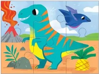 Mudpuppy Puzzle Dinosauři sada 4 v 1 / od 2 let