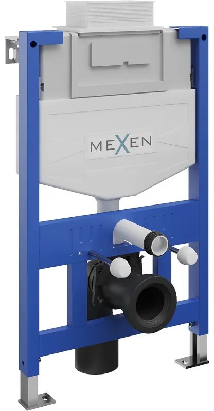 Mexen Fenix Air XS-F, snížený podomítkový modul s pneumatickým splachováním shora pro závěsné WC h82 w50 cm, 6A850