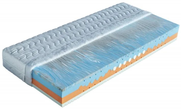 Pěnová sendvičová matrace BEÁTA + 1x polštář Lukáš ZDARMA Dřevočal 140 x 200 cm Lyocell