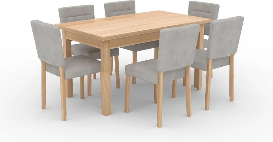 ADRK Furniture Sada stůl s židlemi RODOS 80 SE-ROD-80-CG