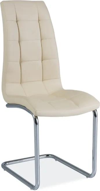MAXIVA Jídelní židle - H-103, ekokůže, různé barvy na výběr Čalounění: krémová (ekokůže)