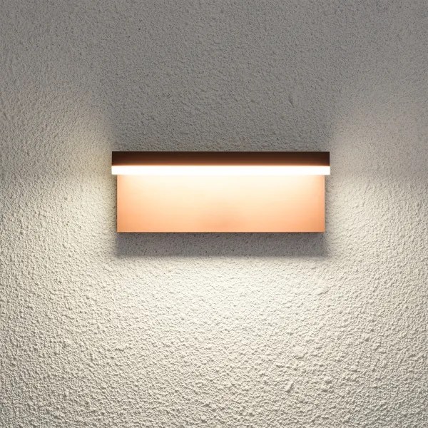 Brilagi - LED Venkovní nástěnné svítidlo TESSI LED/10W/230V hnědá IP54