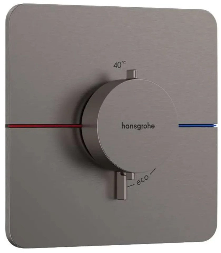 Hansgrohe ShowerSelect Comfort - Termostatická baterie pod omítku, kartáčovaný černý chrom 15588340