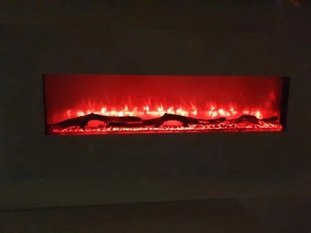 Electric fireplace -  LED elektrický krb 128 Black