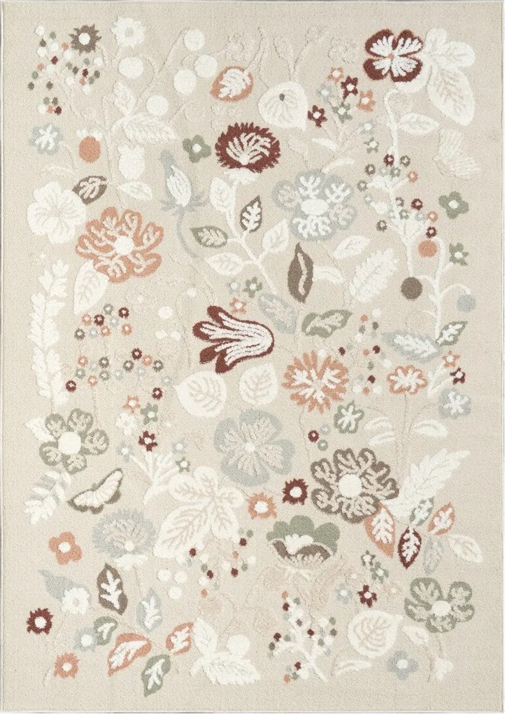 Angel Carpet, Kusový koberec Aurora 25 Beige, 80x150, béžová, kancelář