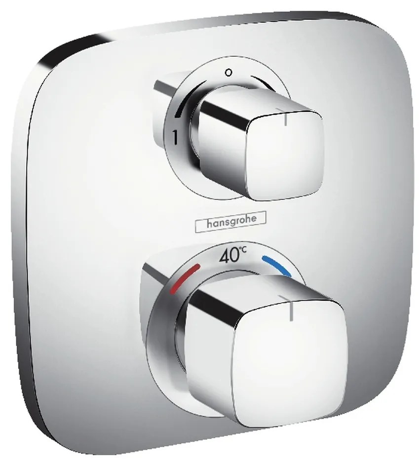 Hansgrohe Ecostat E - vanová baterie pod omítku, chrom 15708000