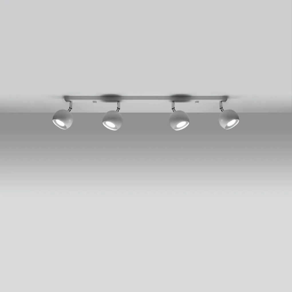 Sollux Lighting Stropní svítidlo OCULARE 4L bílé