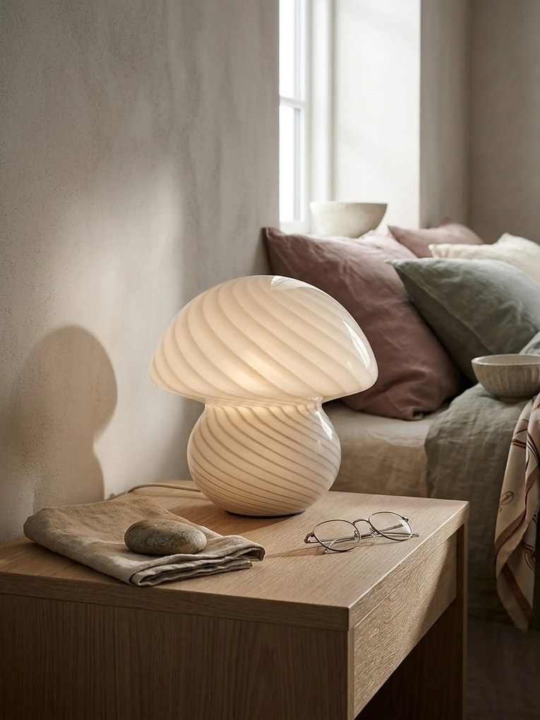 Sinsay - LED stolní lampa ve tvaru houby - bílá