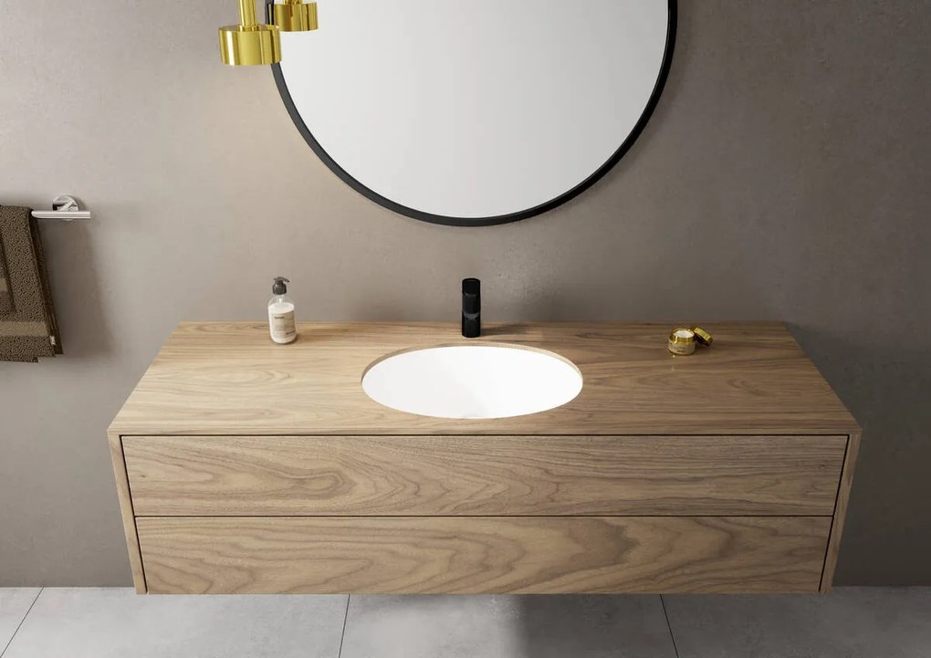 Hansgrohe Vernis Blend, umyvadlová baterie 100 s výpustí, EcoSmart, černá matná, 71551670