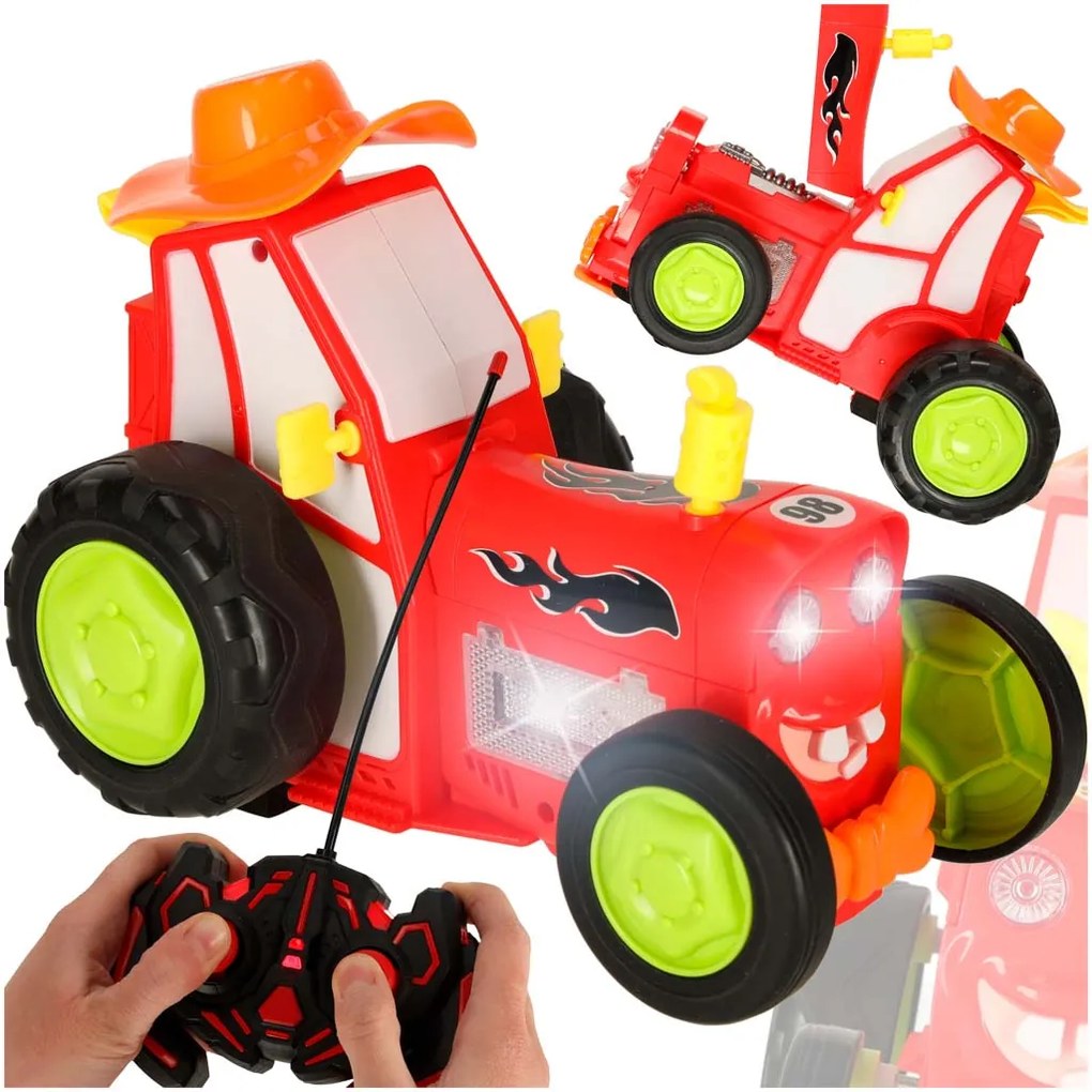 Creative Corner RC traktor na dálkové ovládání skákající traktor tančící zvuk