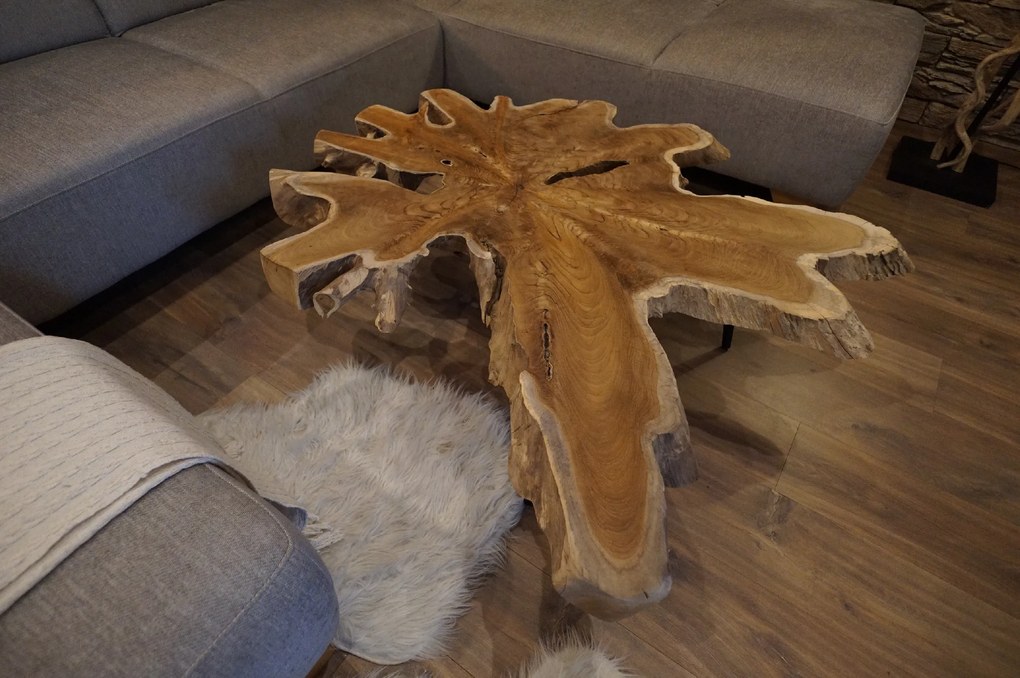 Exotický stůl Teak 120 cm