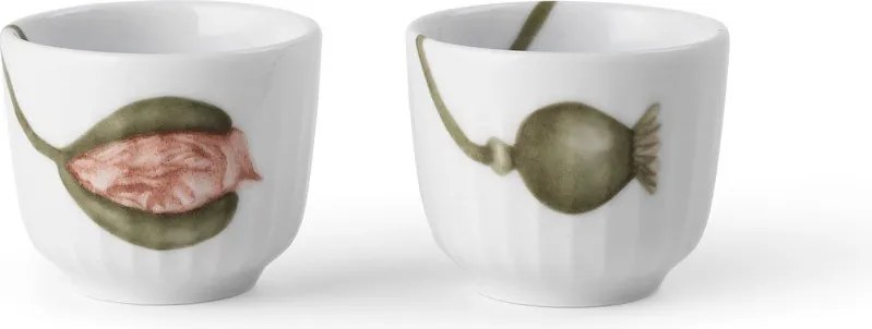 Porcelánové stojánky na vajíčka v sadě 2 ks Hammershøi Poppy – Kähler Design