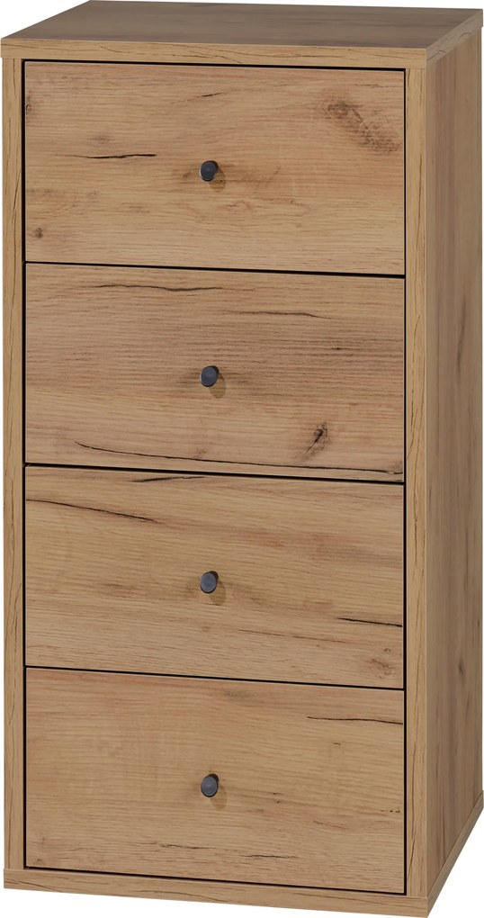 Livarno® Komoda se 4 zásuvkami Verona, 40 x 80 x 35 cm