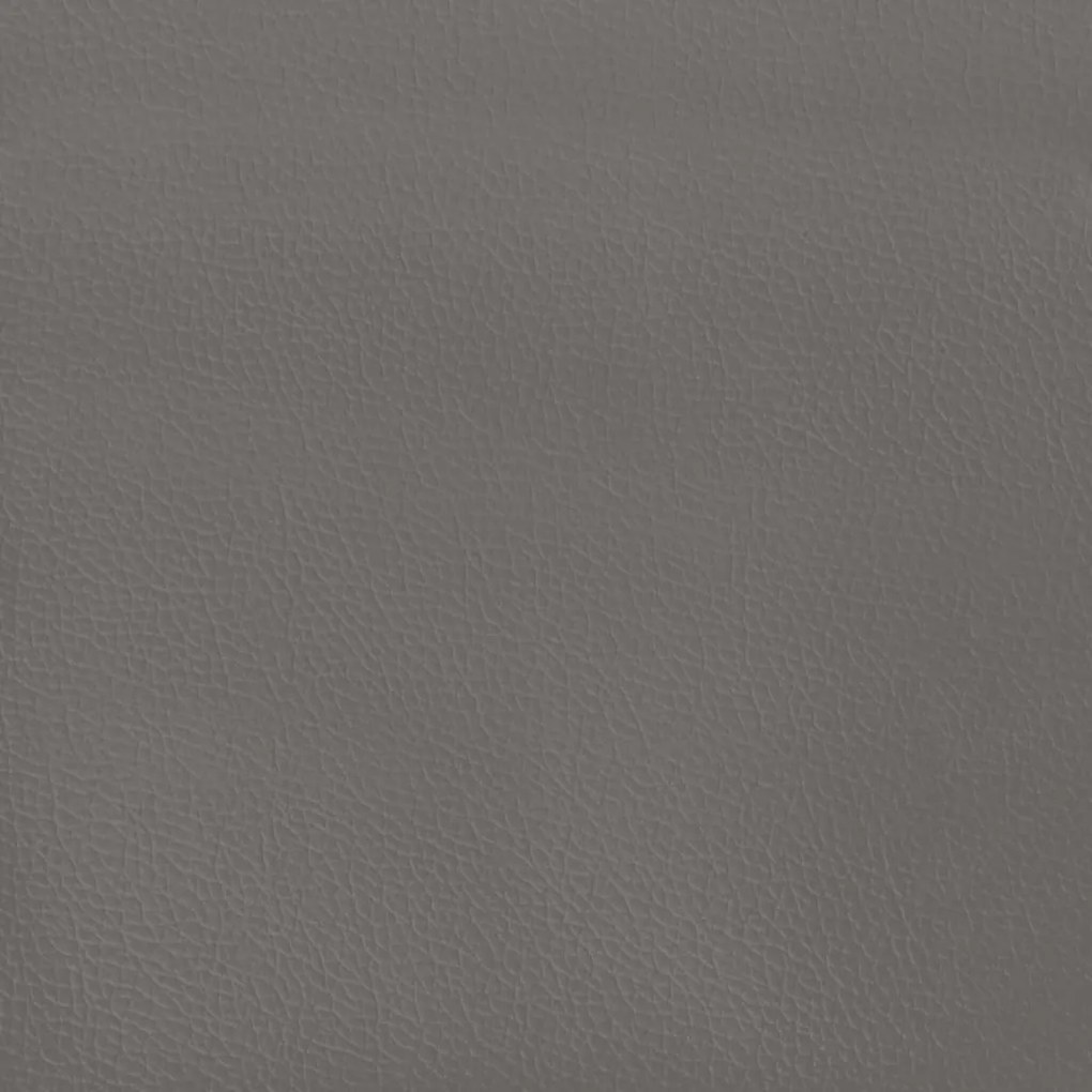 Box spring postel s matrací šedá 120x190 cm umělá kůže 3269701