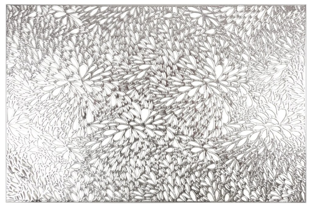 SADA 6 KS PROSTÍRÁNÍ NA STŮL MELANIE 30X45 CM STŘÍBRNÁ