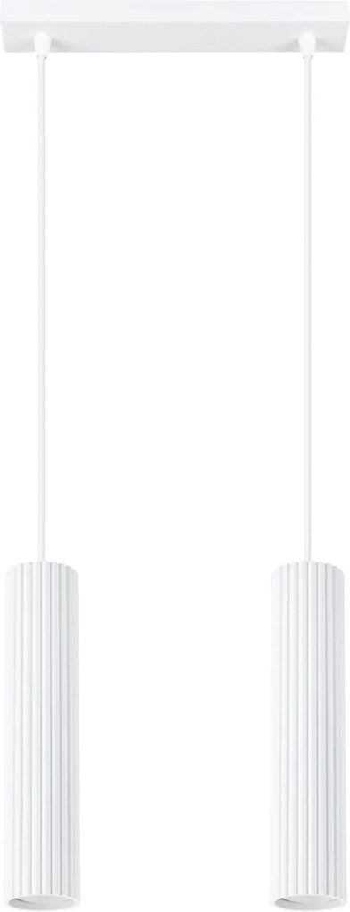 Sollux Lighting Závěsné svítidlo KARBON 2 bílé