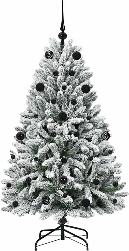 Umělý vánoční stromeček 150 cm 150 LED Teplá bílá PVC a ocel 3395740